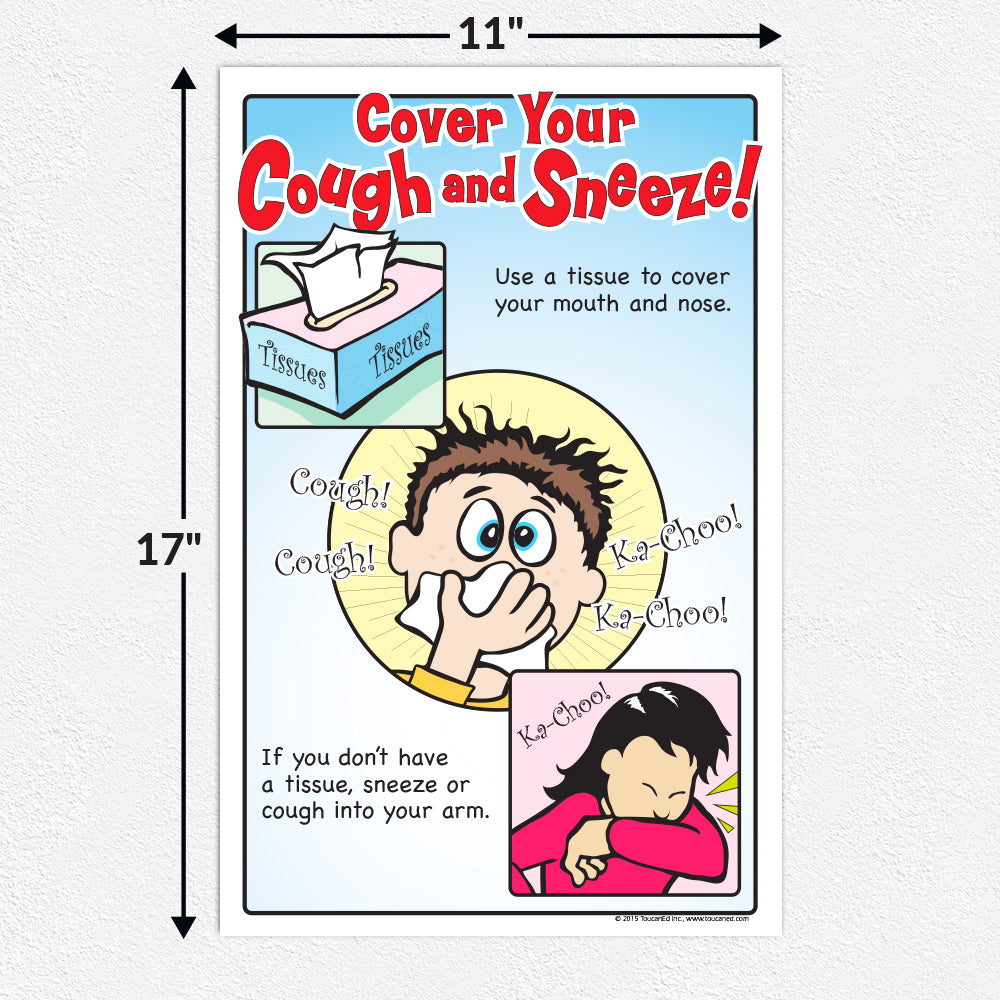 Cover Your Cough and Sneeze Poster and/or Pamphlets – ToucanEd