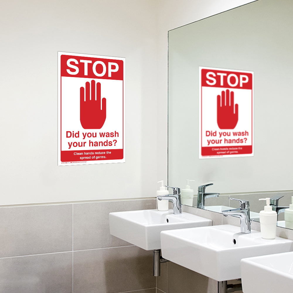 Stop! Did you Wash Your Hands Poster – ToucanEd