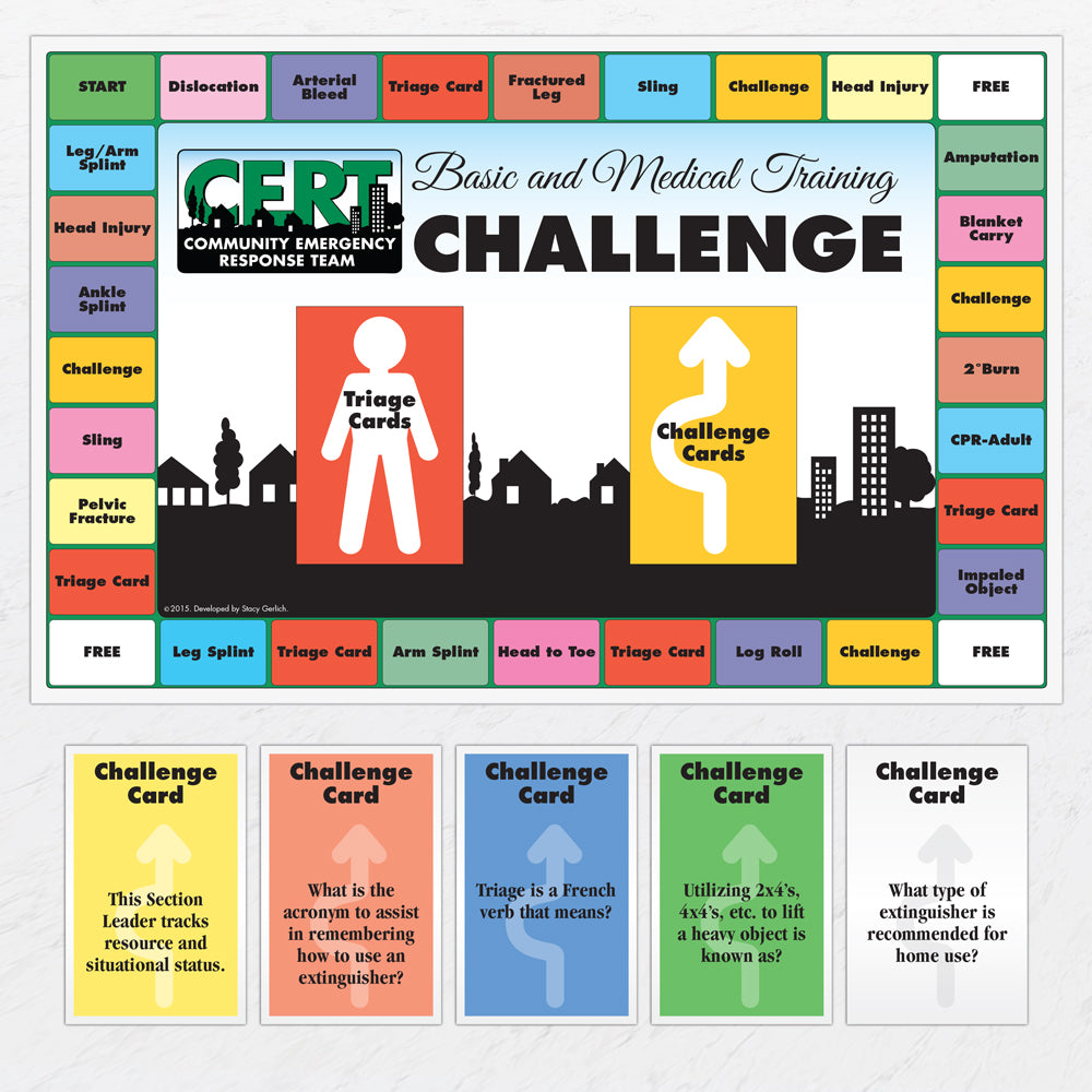 CERT Basic and Medical Training Challenge Game – ToucanEd