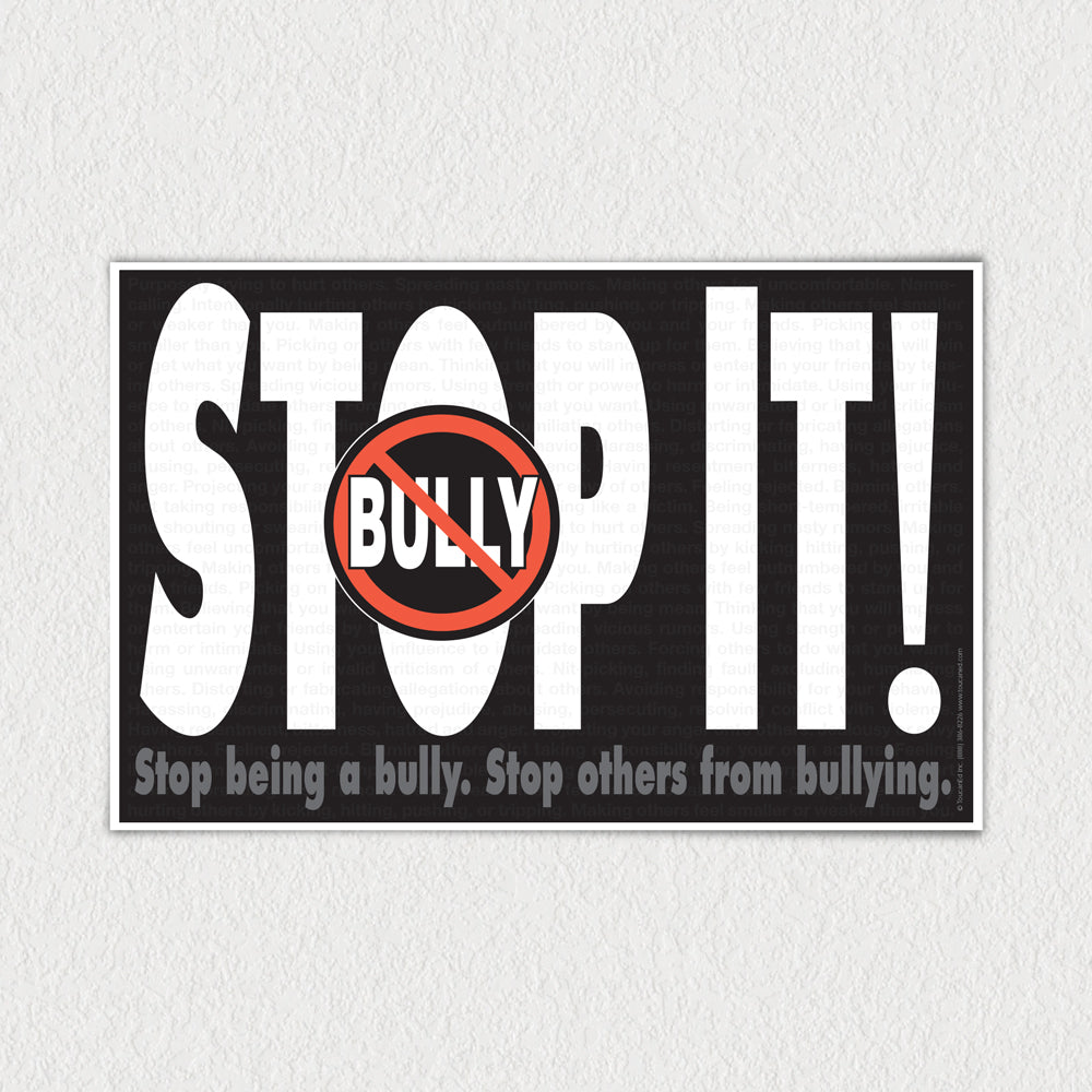 Stop It! Bully Poster Series – ToucanEd